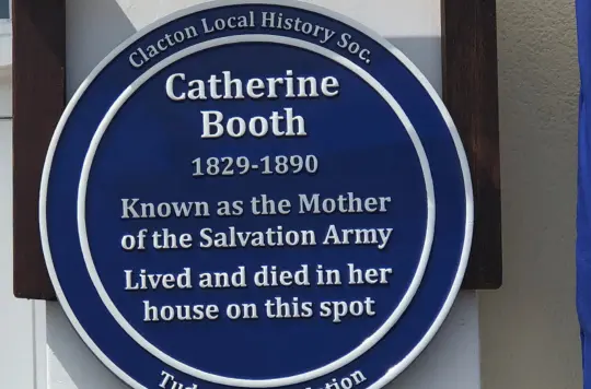 Blue plaque to honour Salvation Army co-founder unveiled | The Salvation Army